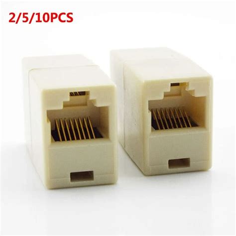 RJ45 ETHERNET NETWORK LAN Cat5e Cable Joiner Coupler Extender Connector Adapter EUR 1 90