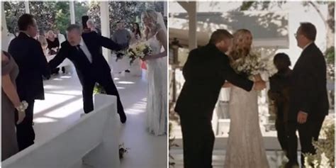 A Father Invites His Daughters Step Dad To Walk Her Down The Aisle