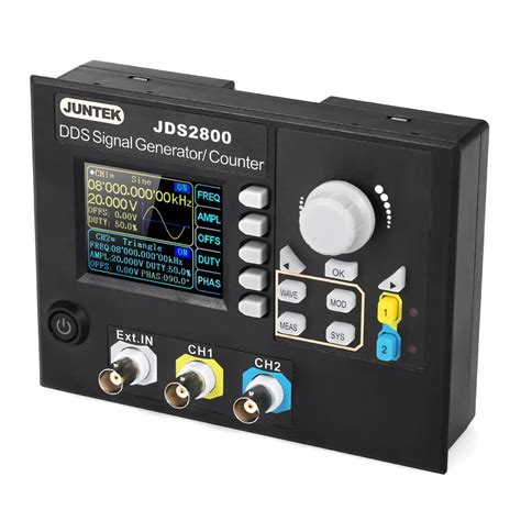 JUNTEK Signal Generator Digital Control Dual Channel DDS Function Arbitrary Signal Generator