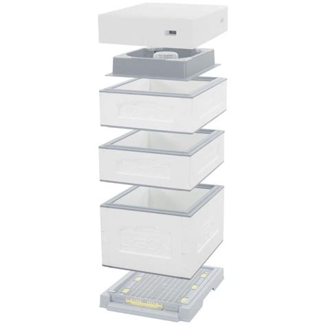 Multi Frame 10 Frames Dadant Us Beehive High Roof Not Painted