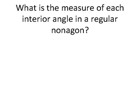 6 1 The Polygon AngleSum Theorems Polygon AngleSum