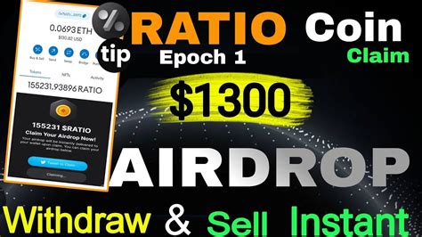 Tip Coin Airdrop Ratio Coin Airdrop Claim Ratio Coin Withdrawal