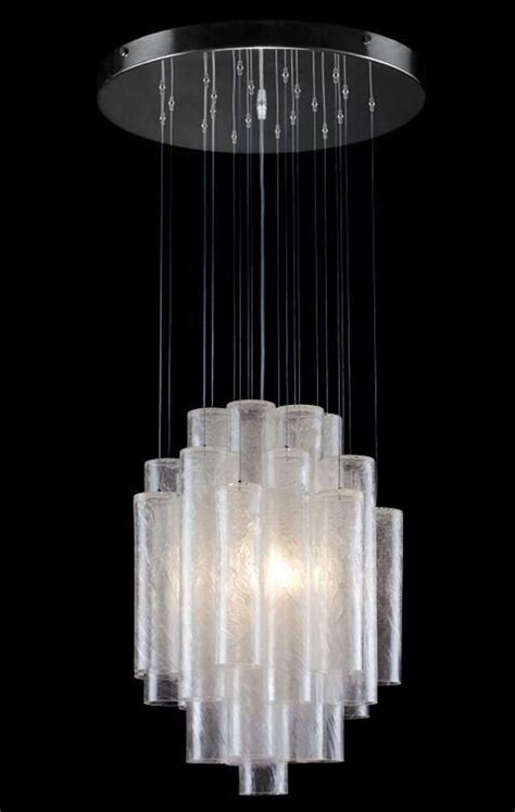 Bubbled Glass Ceiling Light Murano Glass Tube Light White Tubes
