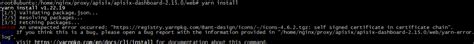 Error An Unexpected Error Occurred Https Registry Yarnpkg Ant