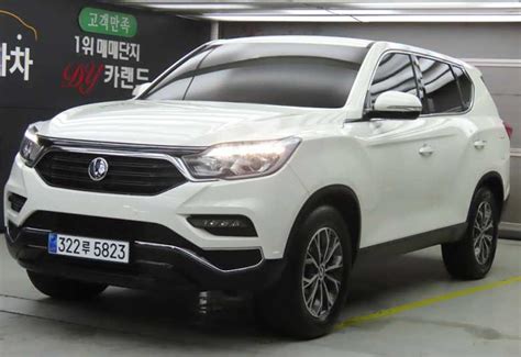 G4 렉스턴 22 2wd 중고 매매 중고차 시세 2018년 12월식 중고 가격