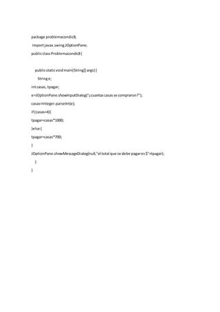 Algoritmos Condicionales Y Simples PDF