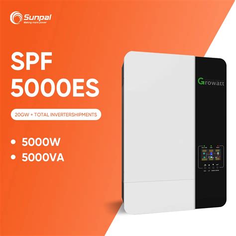 Growatt Spf 5000 Es 5000tl Hvm Wpv 3000 Watt Off Grid Inverter Wif Wifi