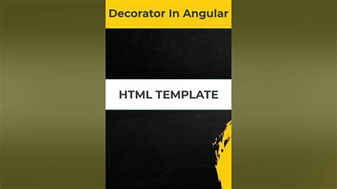 Decorators In Angular Decorators Coding Angulartraining Angulardevelopment Youtube