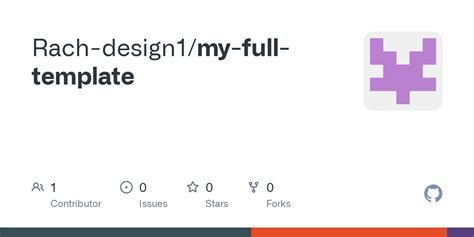 GitHub Rach Design1 My Full Template