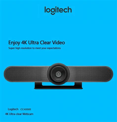 Logitech Meetup Cc4000e 4k Business Video Conference Camera Webcam
