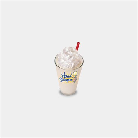 Vanilla Hand Scooped Ice Cream Shake Nutrition Info Ingredients