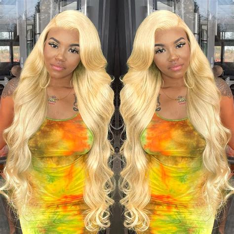 Aopusi 613 Frontal With Bundles 613 Bleached Blonde Human
