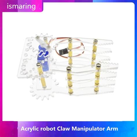 Acrylic Robot Claw Manipulator Arm SG Servos Smart Robot Gripper For Arduino Lazada PH