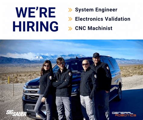 General Robotics A Sig Sauer Company On Linkedin Hiring