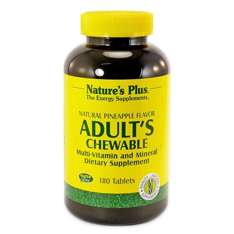 Natures Plus Adults Chewable Whole Food Multivitamin
