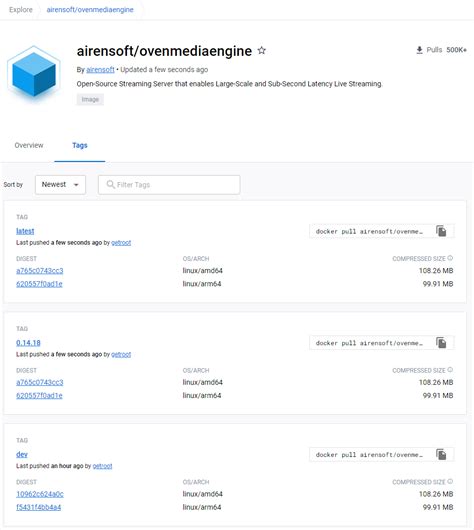 Pushing Docker Image For Arm64 · Issue 988 · Airensoftovenmediaengine