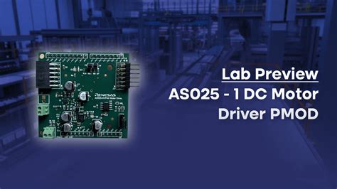 As025 1 Dc Motor Driver Pmod™ Simplifying Motor Control Tenxer Labs