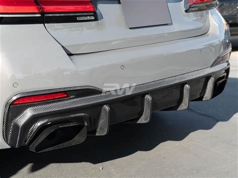 Bmw G30 5 Series Lci 530i 530e 540i And M550 Rws Carbon Fiber Diffuser