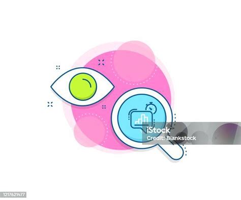 다이어그램 차트 선 아이콘입니다 통계 타이머 기호입니다 벡터 고급에 대한 스톡 벡터 아트 및 기타 이미지 고급 그래프