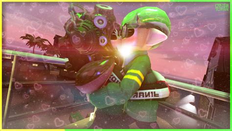 Splatoonsfm Poster Sunset Valentine Love By Cristianelturan On Deviantart