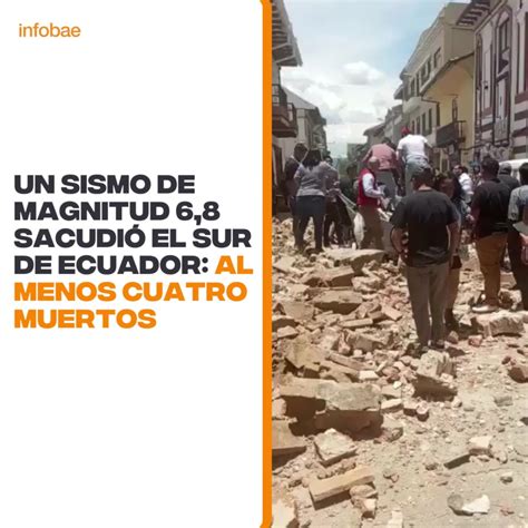 Un Fuerte Sismo Sacudió La Zona Costera Del Sur De Ecuador Y El Norte