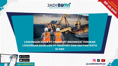 Lowongan Kerja Pt Freeport Indonesia Temukan Lowongan