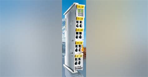 Terminal Blocks Beckhoff Automations Extended Temperature Bus