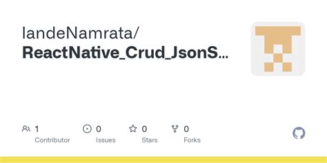 GitHub LandeNamrata ReactNative Crud JsonServer