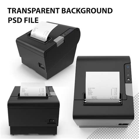 premium psd pos receipt printer png
