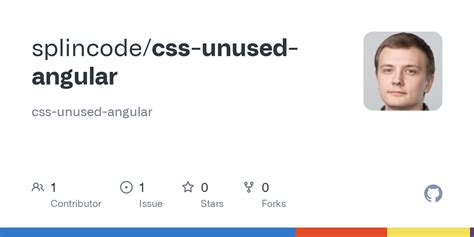 Github Splincodecss Unused Angular Css Unused Angular