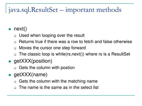 PPT Database Programming In Java PowerPoint Presentation Free Download ID