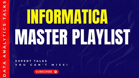 Master Informatica Powercenter Complete Video Tutorial Series Youtube