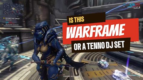Warframe Gameplay Dark Sector Coba Defense Wave With Free Saryn