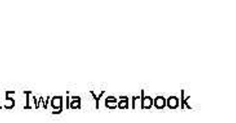 The Indigenous World 2015 Iwgia Yearbook Imgur