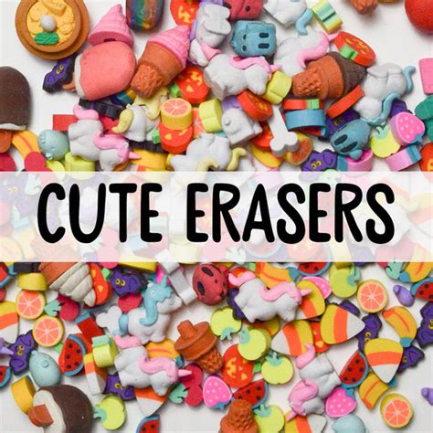 Cute Eraser Bundle Make And Mend