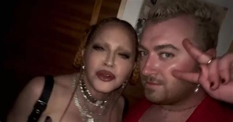 Madonna Dances In A Black Corset And Fishnets In Racy Sam Smith