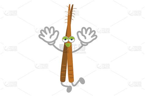 矢量插图的一个简单和可爱的女孩角色