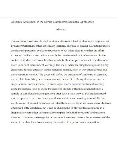 19 Authentic Assessment Examples To Download