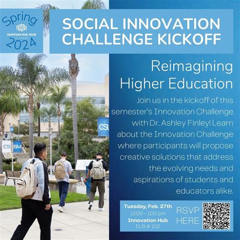 Csusm Innovation Hub On Linkedin Join The Innovation Hub At The Kickoff For This Semesters