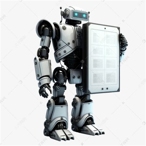 工具型机器人可爱卡通3D立体信息安全机器素材图片免费下载 千库网