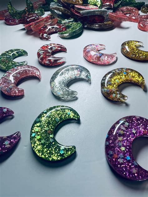 Moon Object Space Theme Objects Resin Moon Speech Therapy Mini Objects