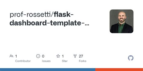 GitHub Prof Rossetti Flask Dashboard Template 2023
