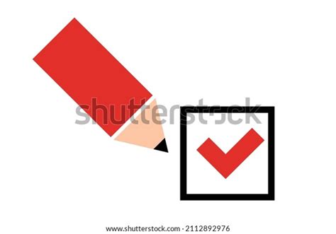 Pen Checkbox Icon Questionnaire Vector Stock Vector Royalty Free 2112892976 Shutterstock