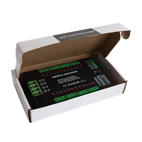 24 채널 Rgb Dmx512 Led 디코더 표시 등 제어 단일 또는 Rgb 램프 Adversting 모듈 Buy 24ch
