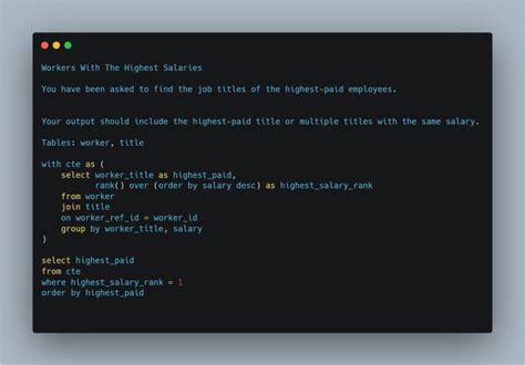 okonkwo loretta on linkedin attempting some sql interview questions