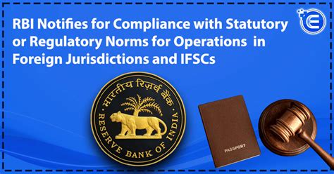 RBI Notifies For Compliance With Statutory Or Regulatory Norms For