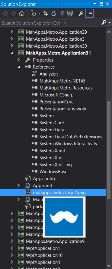 C Icon Not Appearing In Mahapps Rightwindowcommand Stack Overflow
