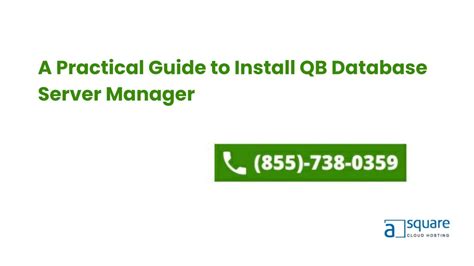 Ppt A Practical Guide To Install Qb Database Server Manager Powerpoint Presentation Id 13262751