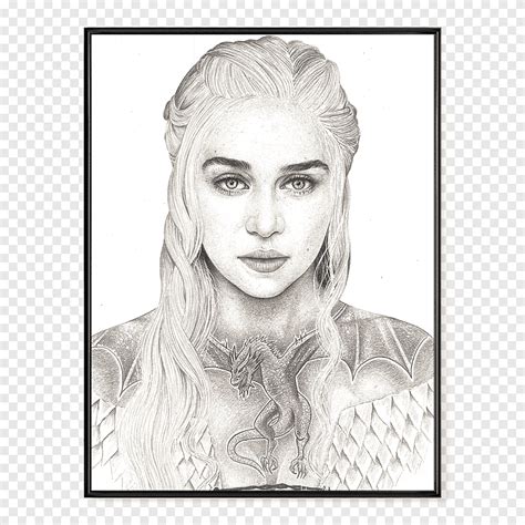 Daenerys Targaryen Pencil Drawing