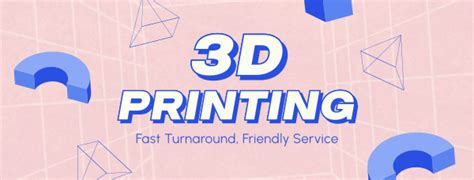 Agnostic 3d Printing Facebook Cover Brandcrowd Facebook Cover Maker